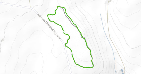 Horseshoe Curve Pink Trail Mountain Biking Trail - Altoona, PA