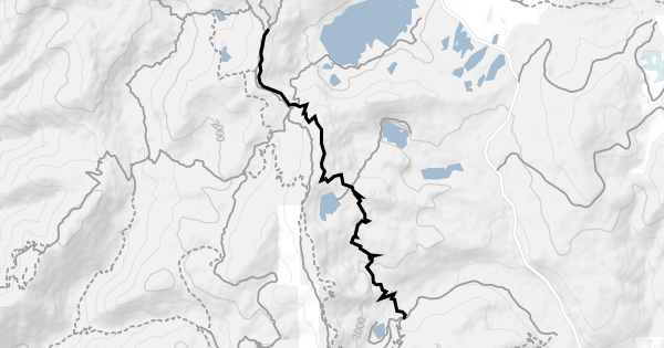 PCT - Packsaddle to Round Lake Hiking Trail - Downieville