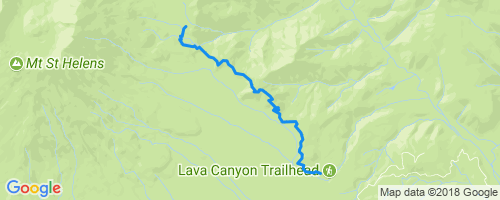 Ape Canyon Trail Mountain Biking Trail - Randle, WA