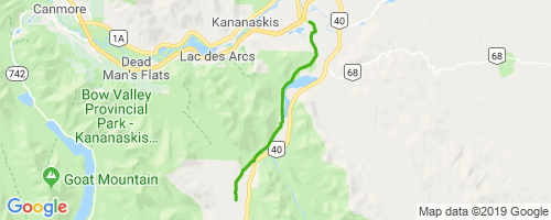 Stoney Trail Multi Trail - Barrier, Exshaw, Alberta