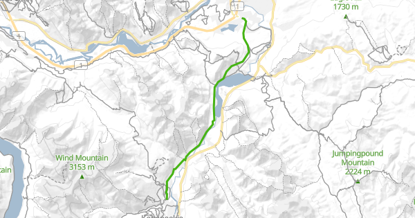 Stoney Trail Multi Trail - Barrier, Exshaw, Alberta