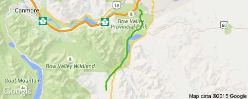 Stoney Trail Mountain Biking Trail - Exshaw, Alberta