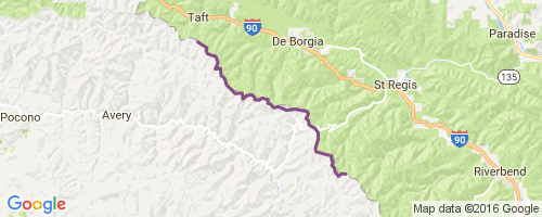 Connector Road Mountain Biking Trail - Mullan, ID