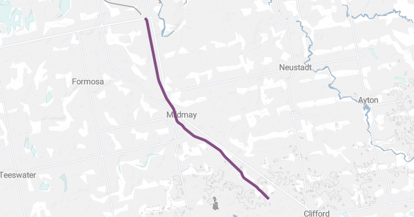 Bruce County Rail Trail Multi Trail - South Bruce Peninsula, ON