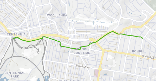 Bondi Junction Bypass Mountain Biking Trail - Bondi Beach