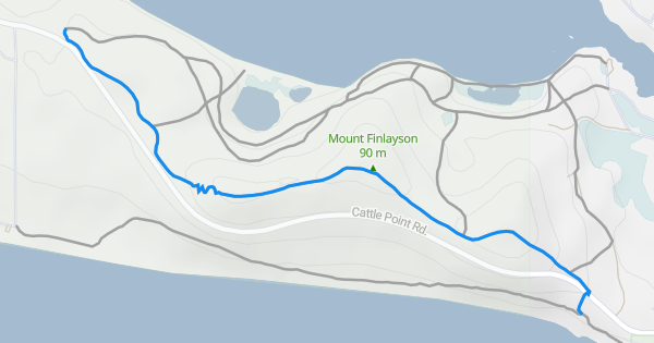 Mount Finlayson Trail Hiking Trail - Friday Harbor