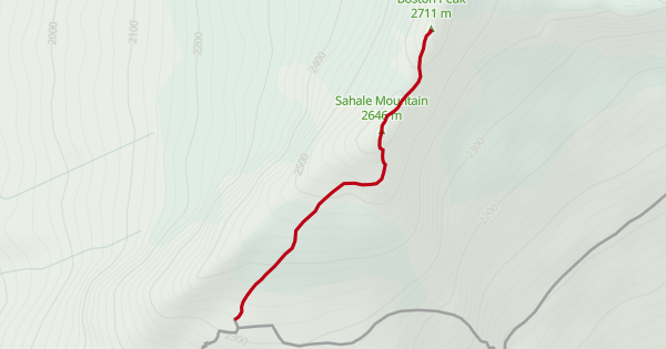 Shale Mountain - Boston Peak Access Trail Hiking Trail - - Washington