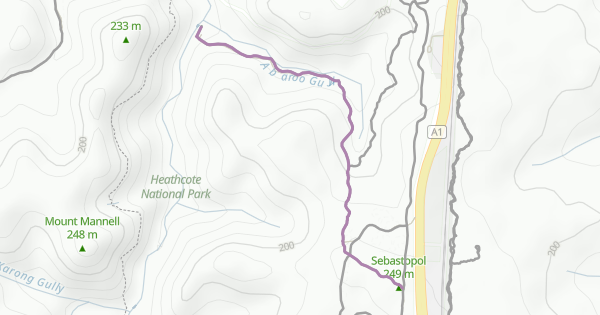 Minda Pool Mountain Biking Trail - Heathcote NSW