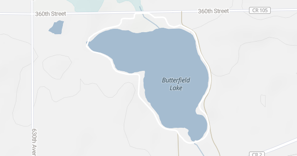 Butterfield Lake Trail Mountain Biking Trail - Mountain Lake, MN