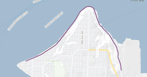 Alki Trail Mountain Biking Trail - Seattle, WA