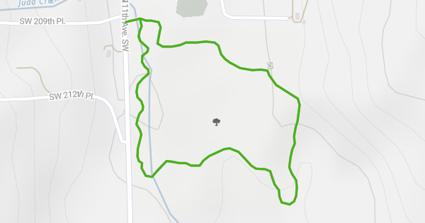 Judd Creek Loop Hiking Trail - Vashon Island, Washington