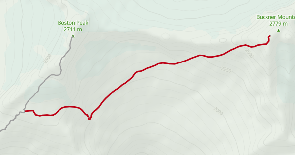Buckner Mountain Peak Route Hiking Trail - Stehekin