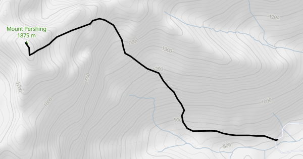 Mount Pershing Peak Trail Hiking Trail - Union, WA