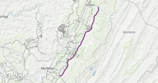 WV Route 28 Mountain Biking Trail - Marlinton, WV