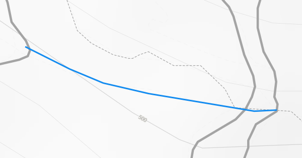 Old County Road (Yerrick's Yodel to Parizo Trails) Skiing Trail - Stowe