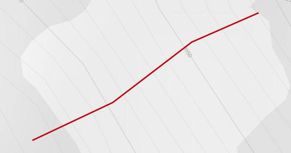 Head Chutes Skiing Trail - Mammoth Lakes, CA