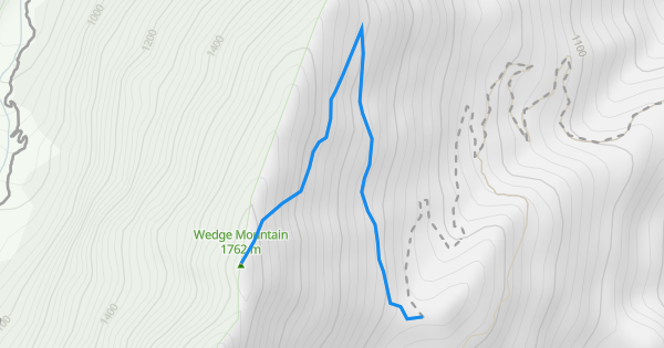 Wedge Mountain Trail Hiking Trail - - Washington