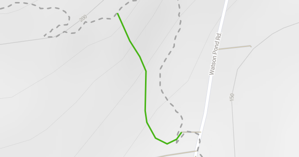 Round Top Hill Trail Hiking Trail - Waterville, Maine
