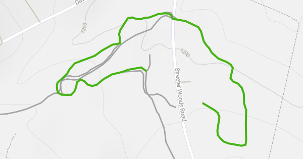 Streeter Mountain Practice Loop Nordic Skiing Trail - Dorchester