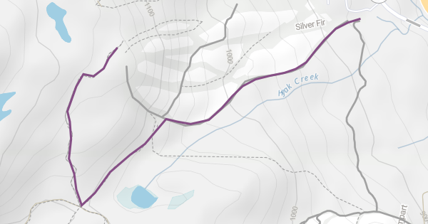 Summit Central Uphill Route Skiing Trail - North Bend