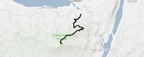 Chelan Butte Downhill Mountain Biking Trail - Chelan, WA