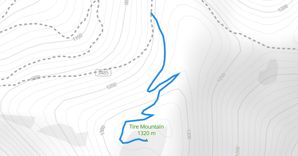 Tire Mountain Summit Trail Hiking Trail - Oakridge