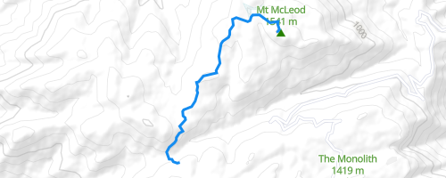 Mount McLeod Track Hiking Trail - | Trailforks