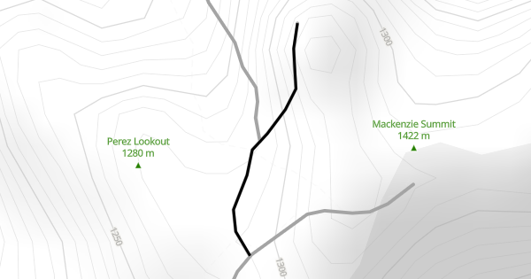 Redwall Peak Route Hiking Trail - Ucluelet, BC