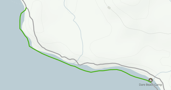 West Coast Trail - Dare Beach Camp (Beach Option) Hiking Trail - Port ...