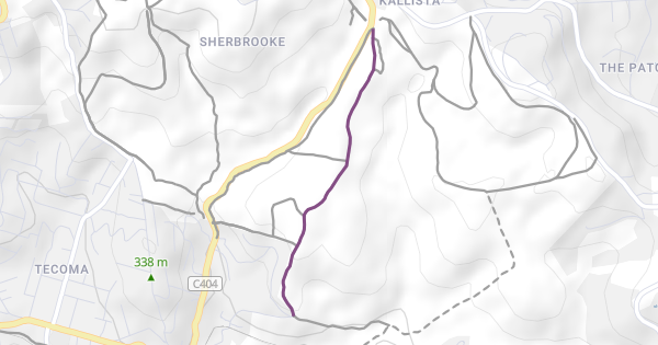 Coles Ridge Track Hiking Trail - Mount Dandenong