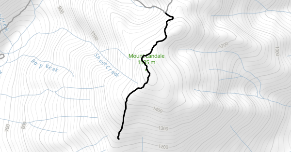 Mount Landale Trail Hiking Trail - Lake Cowichan, BC