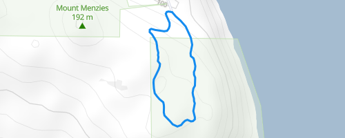 Mount Menzies Park Trail Hiking Trail - Pender island, BC