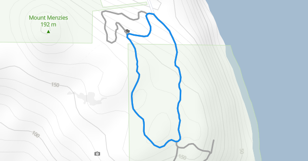 Mount Menzies Park Trail Hiking Trail - Pender Island, BC