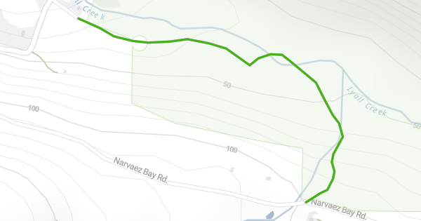 Lyall Creek Trail Hiking Trail - Pender Island, BC