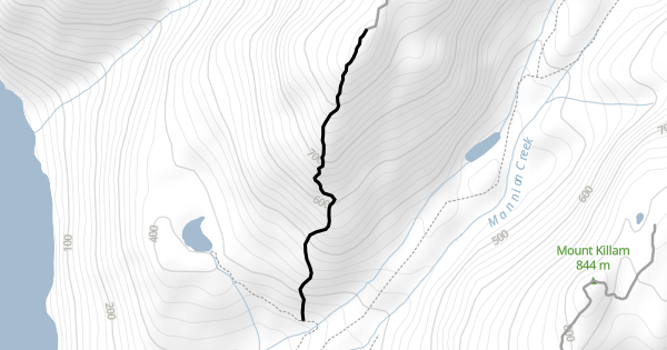 Mount Liddell Trail Hiking Trail - Gambier Island, BC