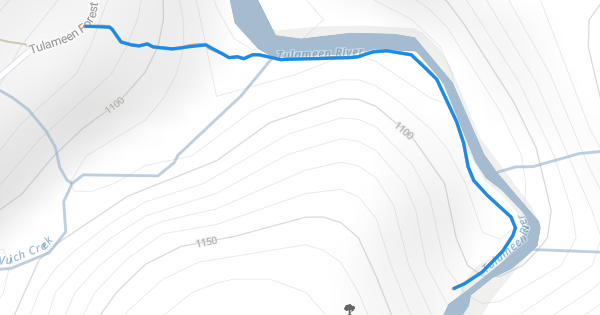 Tulameen Falls Trail Hiking Trail - Tulameen, BC