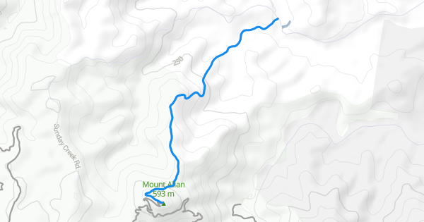 Mount Allen Fire Trail Hiking Trail - Conondale