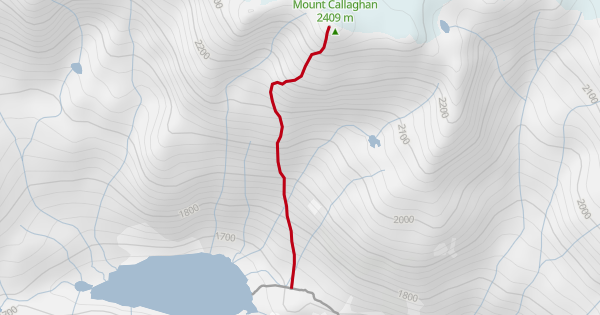 Mount Callaghan Route Hiking Trail - Whistler, BC