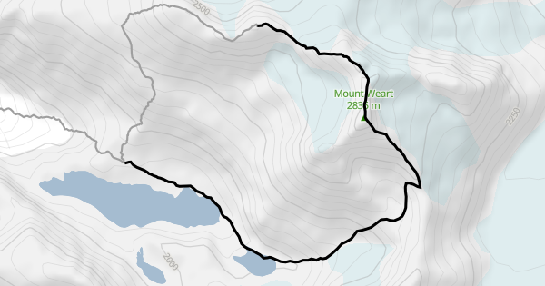 Mount Weart Route Hiking Trail - Whistler, BC