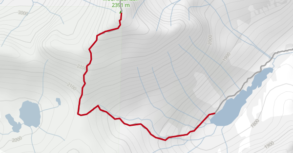 Mount Gandalf Route Hiking Trail - Mt.Currie, BC