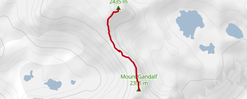 Mount Aragorn Route Hiking Trail - Mt.Currie, BC