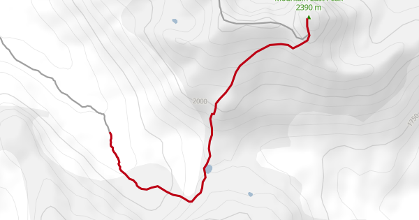 Chipmunk Mountain East Peak Route Hiking Trail - Mt.Currie