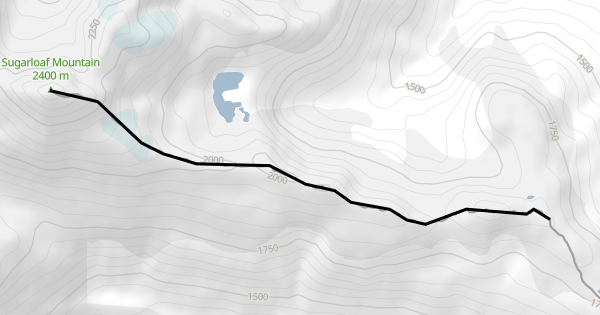 Sugarloaf Mountain Route Hiking Trail - Pemberton, BC