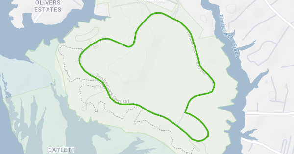 Machicomoco State Park Loop Trail Multi Trail - Hayes