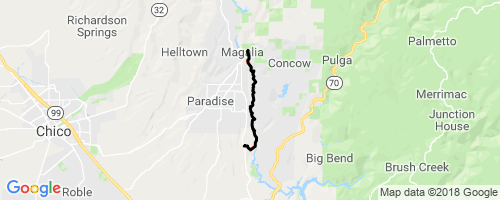 Paradise Flume Trail Mountain Biking Trail - - California