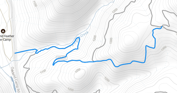 Mount Hough Tollgate Rd. to train tracks Mountain Biking Trail - Quincy