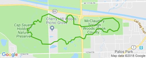 Yellow Trail Mountain Biking Trail - Palos Hills, IL