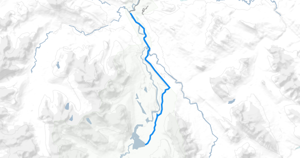 Monkman Lake Trail Hiking Trail - Tumbler Ridge, BC