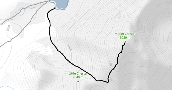 Mount Chester Route Hiking Trail - Canmore, Alberta