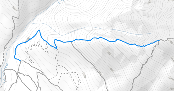 Grotto Mountain West Ridge Route Hiking Trail - Canmore, AB